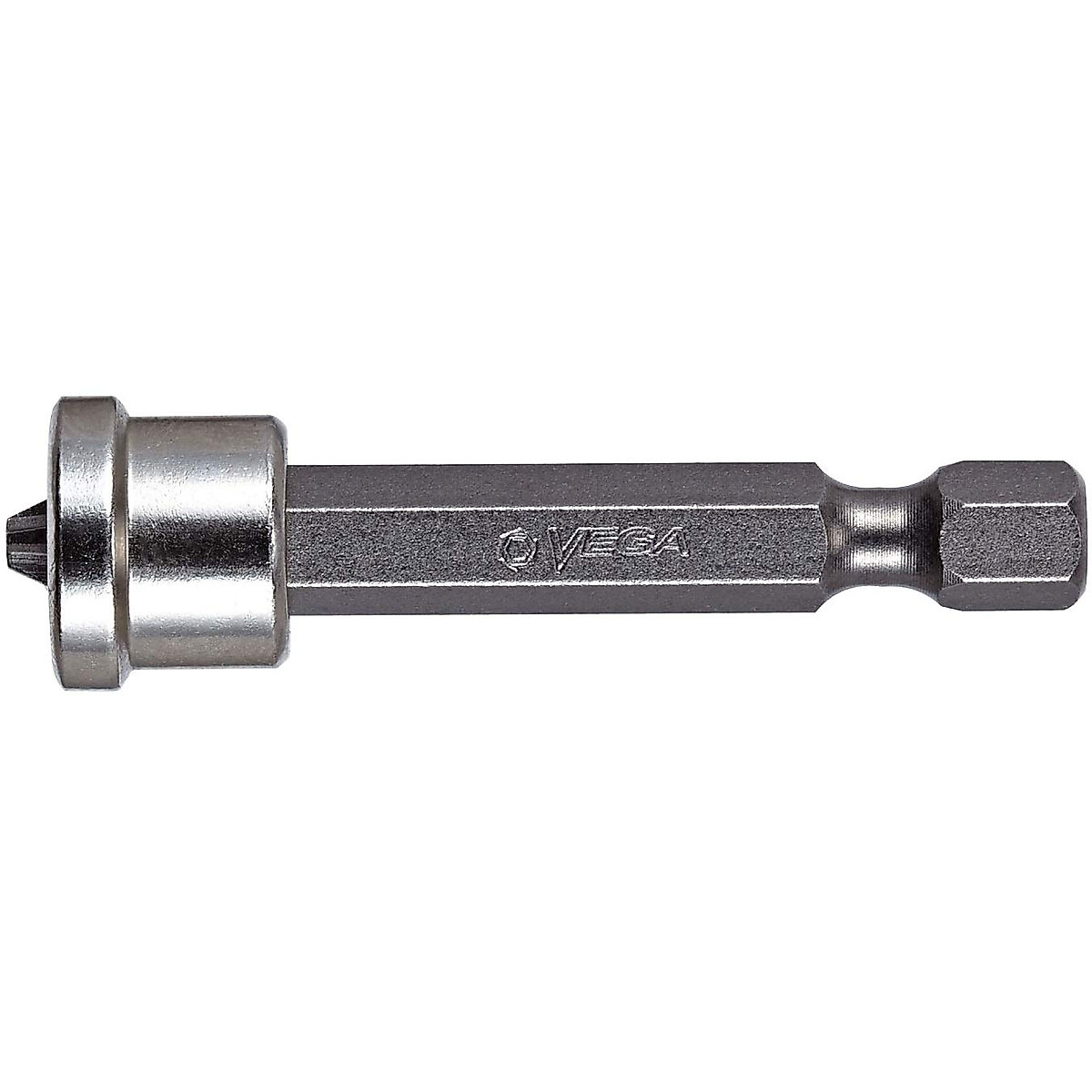 VEGA Phillips #2 Drywall Screw Setter 2" Bits. Professional Grade ¼ Inch Hex Shank Phillips #2 Drywall Indenter Power Bits. 150P2C-4 (Pack of 4)