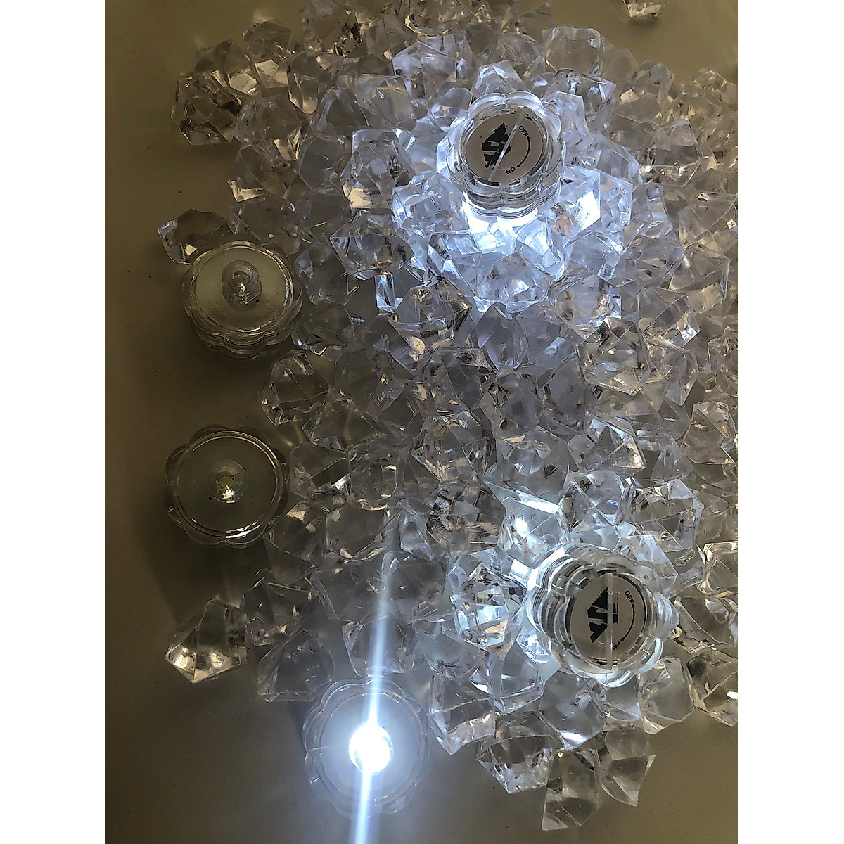 Add On Tube Filler for - Multi Tier Wedding Cake Stand with LED Lights and Optional Water Fountain (6 Tier Set)