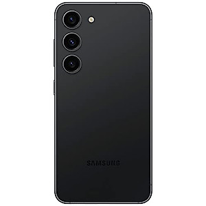 SAMSUNG Galaxy S23 5G (128GB, 8GB) 6.1" AMOLED 2X, 50MP Camera, Global Volte (Fully Unlocked for AT&T, Verizon, T-Mobile, Global) S911U (w/ 25W Super Fast Charger, Phantom Black) (Renewed)