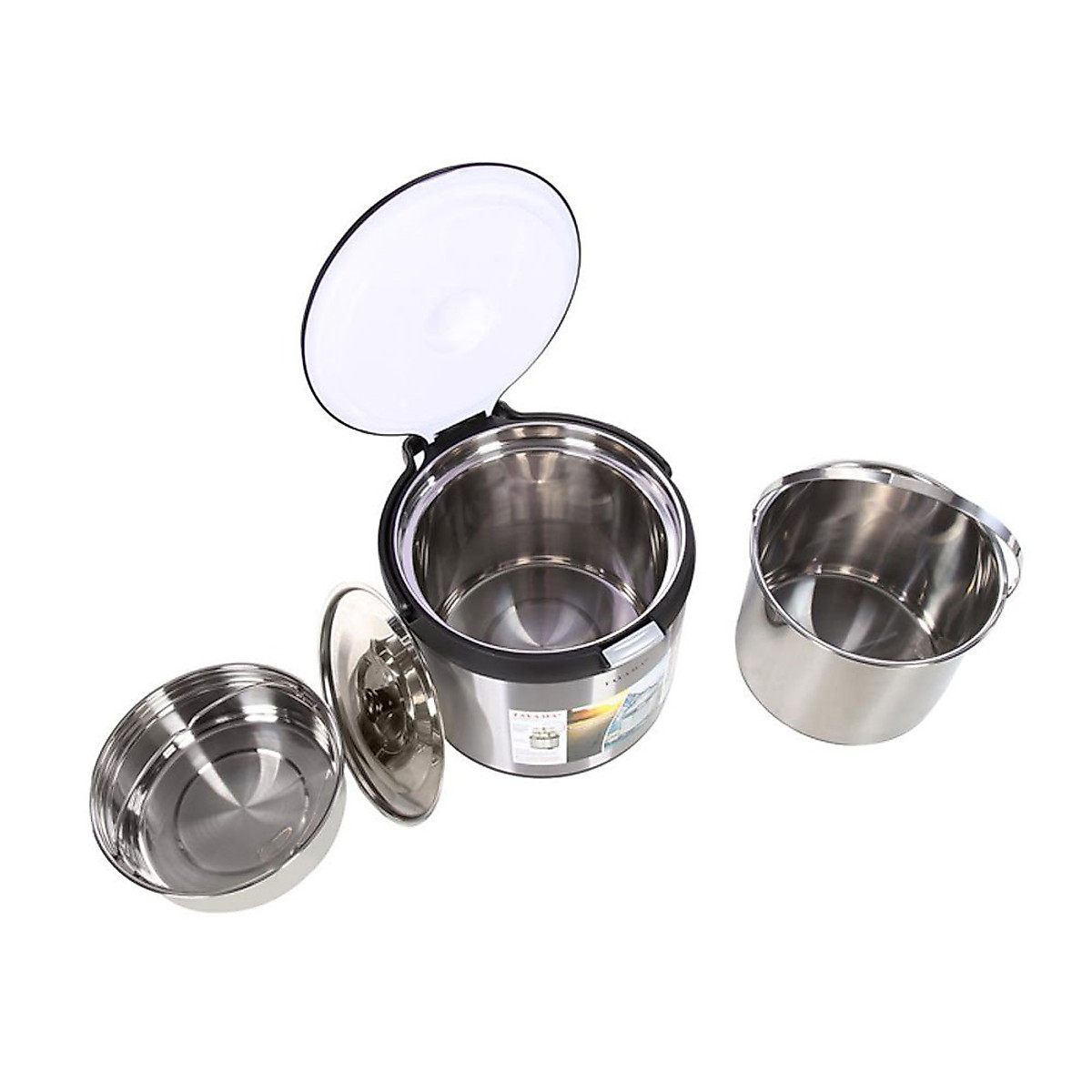 Tayama TXM-70CFZ Energy-Saving Thermal Cooker, 7 quart, Black,