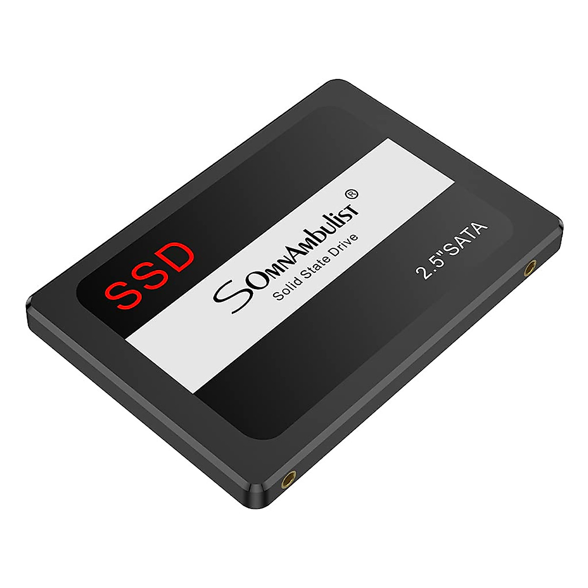 Somnambulist 60GB 120GB SSD 240GB Internal Solid State Drive - 2.5 Inch SATA for Computer, Desktop, PC & Laptop (Black Plastic -120GB)