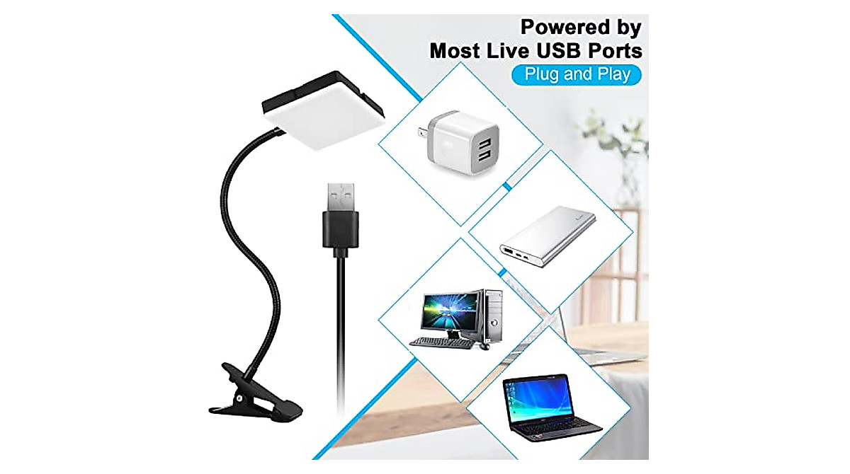 LED Desk Light: Video Conference & Laptop Lighting Kit