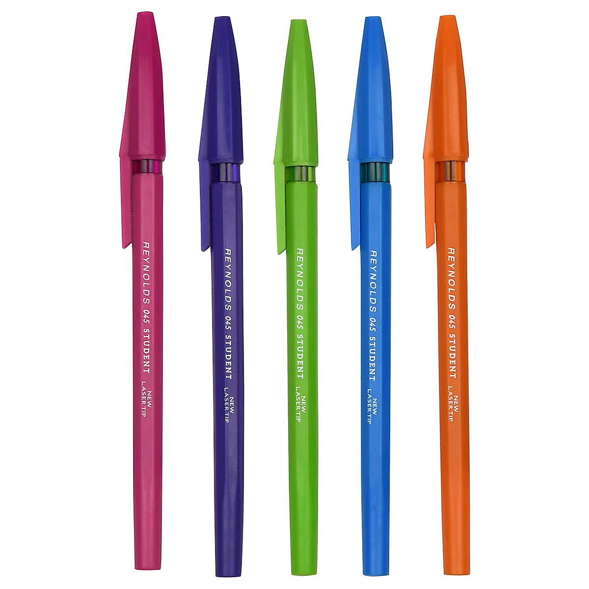 Reynolds 045 Student Ball Pens Fine Point (0.7mm), Blue Ink, Jar (50 count)