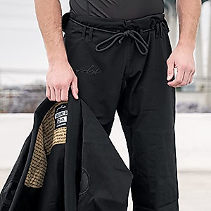 Gold BJJ Valiant Gi - Heavyweight 550gsm Pearl Weave Jiu Jitsu Uniform - IBJJF Legal (White, A2)