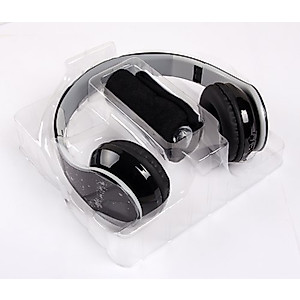 Beyution New Black Color Smart Stereo Hi-Fi Wireless Bluetooth Headphone-for All Tablet MID, Smart Cell Phone and All Bluetooth Device-with Retail Package, Best Gift!