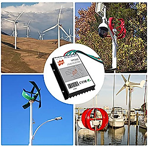 MarsRock 400Watt 500Watt 600Watt Wind Turbine Generator Controller IP67 Waterproof 12V/24V Automatic Controller AC to DC