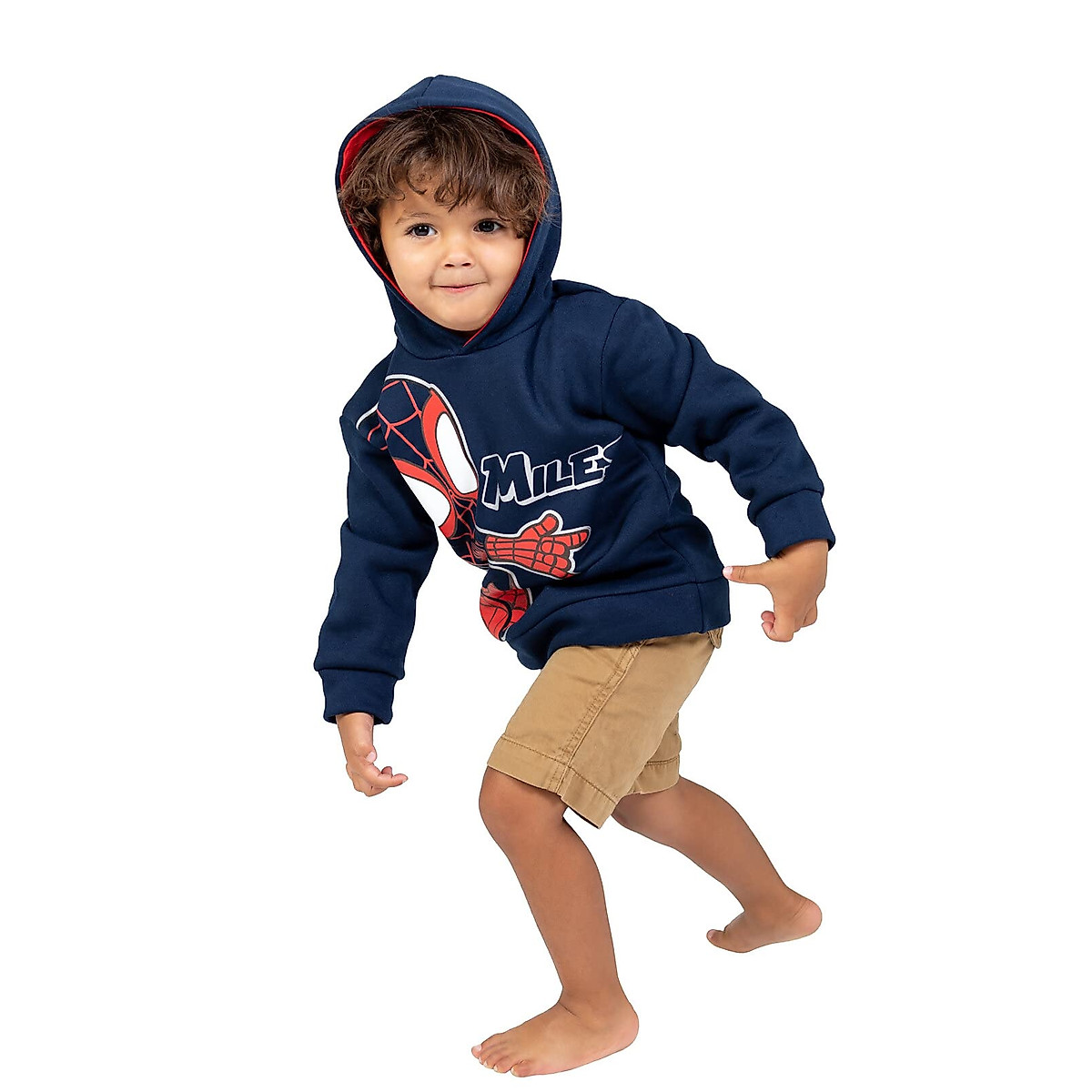 Marvel Spidey and His Amazing Friends Miles Morales Toddler Boys Pullover Hoodie 5T