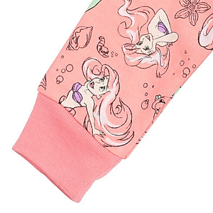 Disney Princess Ariel Little Girls French Terry Sweatshirt Ariel 7-8