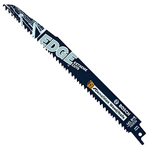 BOSCH RDN9V 5 pc. 9 In. 5/8 TPI Edge Reciprocating Saw Blades for Wood/Nail Demolition