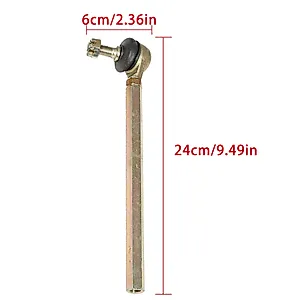 Silscvtt Go Kart Steering Kit 300mm Steel Steering Wheel & Steering Rack & Steering Shaft &Tie Rod Replacement for Go Kart ATV Buggy Quad 110cc 125cc 140cc 150cc