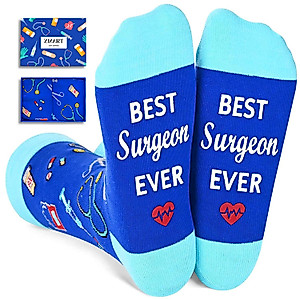 Zmart Surgeon Gifts - Orthopedic, Neurosurgeon & Plastic Surgeon Ideas, Funny Socks