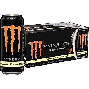 Monster Energy Reserve Orange Dreamsicle, Energy Drink, 16 Ounce (Pack of 15)