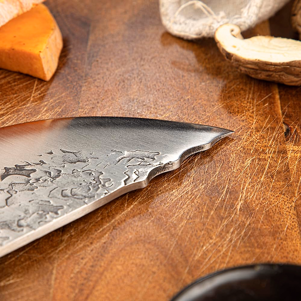 Seido Knives Nikuya Butcher Knife - 5Cr15mov High-Carbon Stainless Steel Precision Butcher Knife with Elegant Design