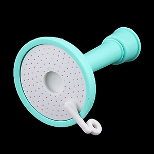 Qtqgoitem Rubber Handle Kitchen Bathroom Water Saving Faucet Nozzle Filter Sprayer Cyan White (Model: 4b1 819 1a9 213 1a5)