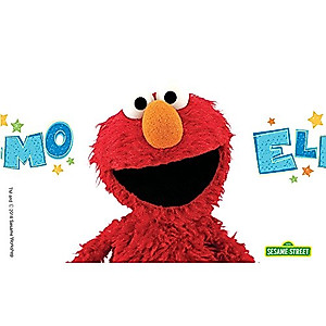 Tervis Made in USA Double Walled Sesame Street Insulated Tumbler Cup Keeps Drinks Cold & Hot, 10oz Wavy - No Lid, Elmo