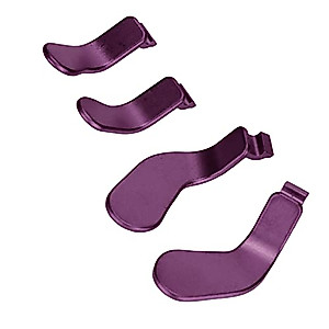 Metal Paddle Replacement, Easy To Replace Simple Operation 4pcs Controller Paddles Interchangeable Improve Accuracy for Elite Controller(Purple)