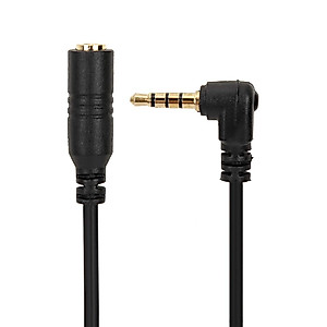 TRS to TRRS Converter Adapter Cable, TRS to TRRS Adapter, Male Female 3.5mm Earphone Headphone Microphone Converter Adapter Cable Line for Smartphone