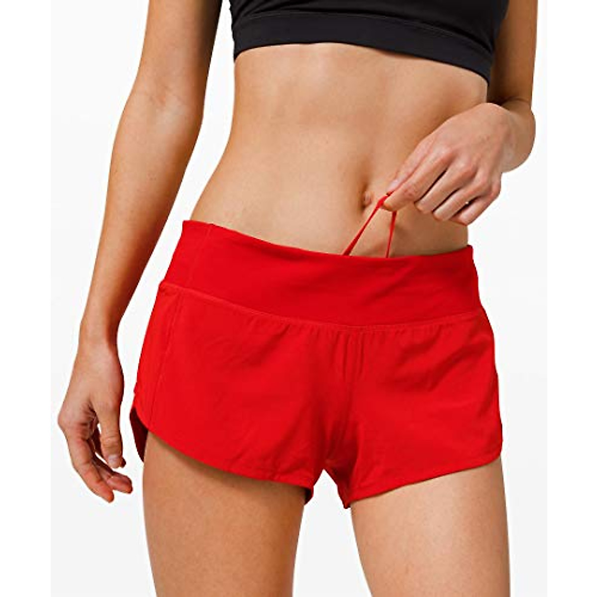 Lululemon Speed Up Short 2.5" (Dark Red, Size 4)