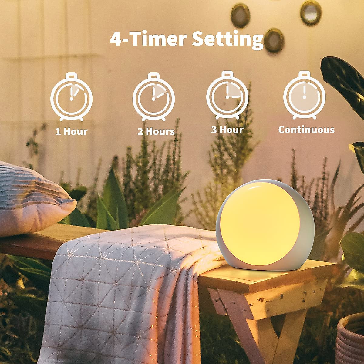 iDealSleep Brown Noise Sounds Machine White Noise Machine with 30 Soothing Sounds 12 Color Night Lights Auto-Off Timer Calming Sleep Machine with Memory Function for Baby Kids Adult for Office Privacy