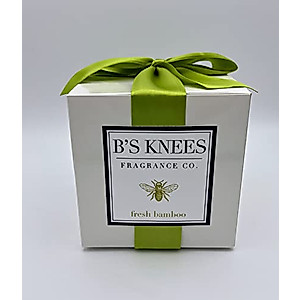 Fresh Bamboo1-Wick Naturally Scented Candle by B's Knees