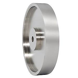AHRYLXY 6" CBN Grinding Wheel, 1" Wide x 1/2" Arbor, Grit 1000, for Sharpening High Speed Steel Tools, Diamond Grinding Wheel