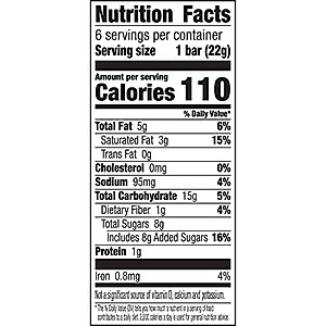 Nature Valley Crunchy Dipped Granola Squares, Oats and Chocolate, 6 ct