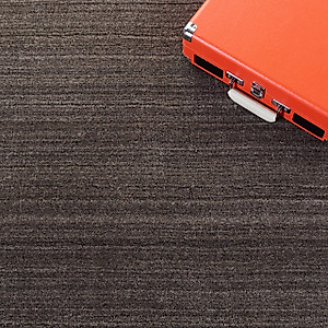 SAFAVIEH Himalaya Collection Area Rug - 8' x 10', Charcoal, Handmade Wool, Ideal for High Traffic Areas in Living Room, Bedroom (HIM820D)