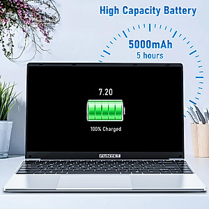 FUNYET 14 Inch Gaming Laptop, Laptop Computer 2025 Windows 11 Pro, 8GB RAM 256GB SSD, Intel 11th Gen N5095 Processor(up to 2.9 GHz), FHD 1920 x 1080