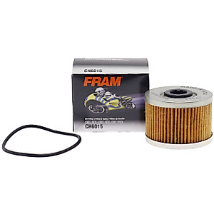 Fram CH6015 Motorcycle/ATV Oil Filter for Select Honda, Kawasaki and Polaris Models