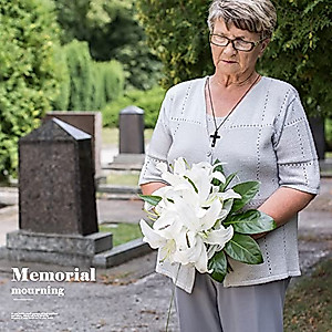 6 Pcs Urn Necklace for Ashe Stainless Steel Cremation Jewelry for Ashes Cross Ashes Necklace Memorial Cross Necklace Urn for Men Women