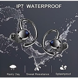Upgrade Your Everyday Headphones or Wired Earbuds with These Workout, Noise Cancelling Earbuds, True Wireless Earbuds Over Ear Dynamic Sounding TWS i25 Bluetooth v5.1, HiFi, Waterproof Earbuds.