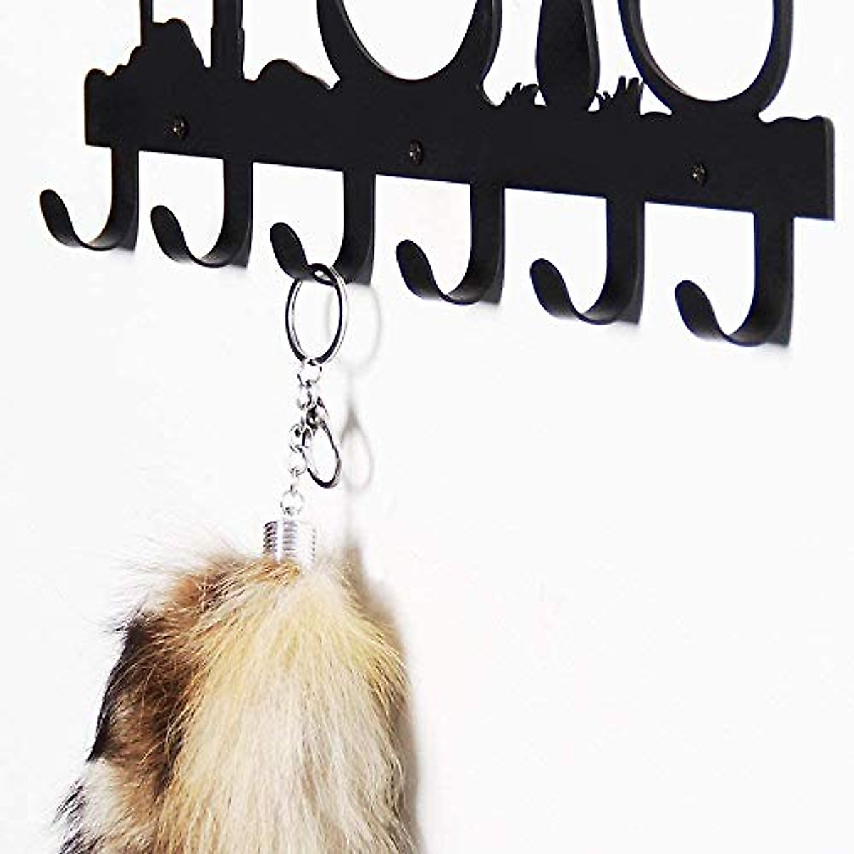 Wall Mounted Entryway Dog Leash and Key Holder Belt and Hat Organizer Totoro Wall Hook