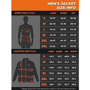 ORORO Men's Heated Jacket with Battery, Heated Coat with Detachable Hood (Charger Not Included) (Green, XL)