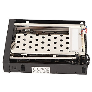 2.5inch Internal SATA Hard Drive Rack, 6Gbps Hot Swap Mobile Rack Cage for 2.5” SSD/HDD,Internal SATA I/II/III Tray Hard Drive Backplane Enclosure