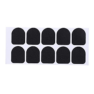 Hemobllo 50pcs Game Finger Stickers Sensitive Touch Screen Sticker bood Tape Mobile Game Controller Finger Covers Grip Tape Carbon Fiber Tape Sweat-Resistant Finger Sticker Non-Slip Handle