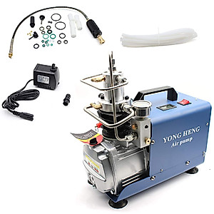 Electric PCP Air Compressor Pump,30 MPa 4500psi Portable Compressor High Pressure Air Compressor Electric Inflator PCP,Two-Stage Compression PCP Hand Air Pump