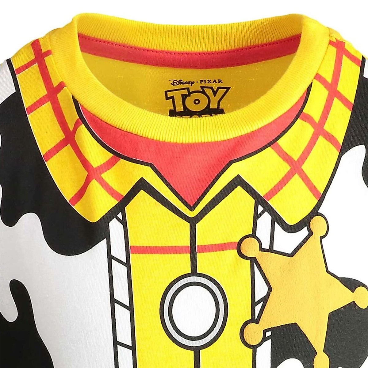 Disney Pixar Toy Story Buzz Lightyear Woody Rex Slinky Dog Little Boys 4 Pack T-Shirts Multi 5