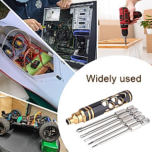 AllinRC RC Hex Head Allen Wrench Set & Phillips Screwdriver 5 in 1 RC Hobby Tools Kit for RC Car Traxxas Arrma Axial Losi Redcat Racing Helicopter Drone Boat