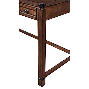 OSP Home Furnishings Baton Rouge Writing Desk, Walnut