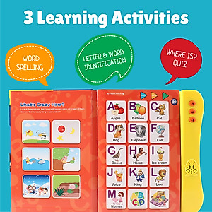 Preschool Learning Activities Book: Educational Toys for Toddlers 1-3, Toddler Learning Toys, Kids Books 3-5 - Ideal Learning Toys for 4 Year Old Boys & Girls