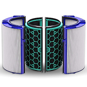 HEPA Filter & Activated Carbon Filter Compatible with Dyson Air Purifier TP04 HP04 DP04 Sealed Two Stage 360° Filter System Pure Cool Purifying Fan