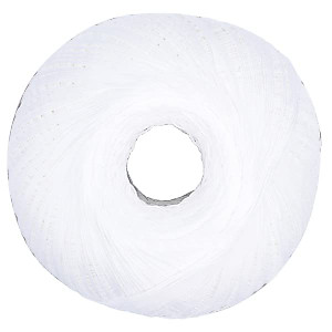 Aunt Lydia Crochet Cotton Jumbo White 1 Pack of Crochet - Cotton - Size 10-2730 Yards - Knitting/Crochet