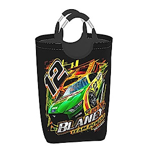 Ryan Blaney 12 Large Laundry Basket Laundry Hamper Bag Washing Bin Clothes Bag Collapsible Tall with Handles Waterproof Bathroom College Essentials Storage for College Dorm, Family