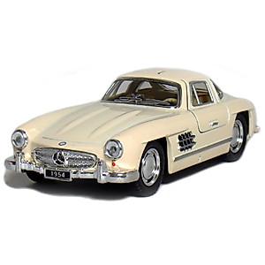 5 1954 Mercedes-Benz 300 SL Coupe 1:36 Scale (Beige). by Kinsmart