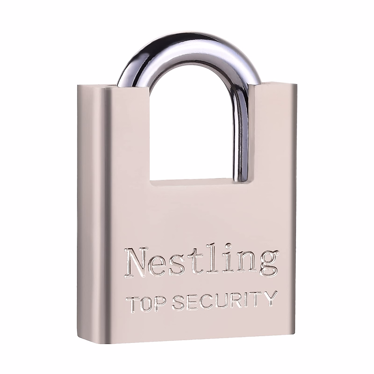 AMMIY Locks with 4 Keys，Keyed Alike Heavy Duty Pad Lock，Outdoor Solid Brass Keyed Padlock, High Security Wraped Beam Padlock with Key for Gate Lock School Gym Locker Storage Unit Fence Hasp Toolbox