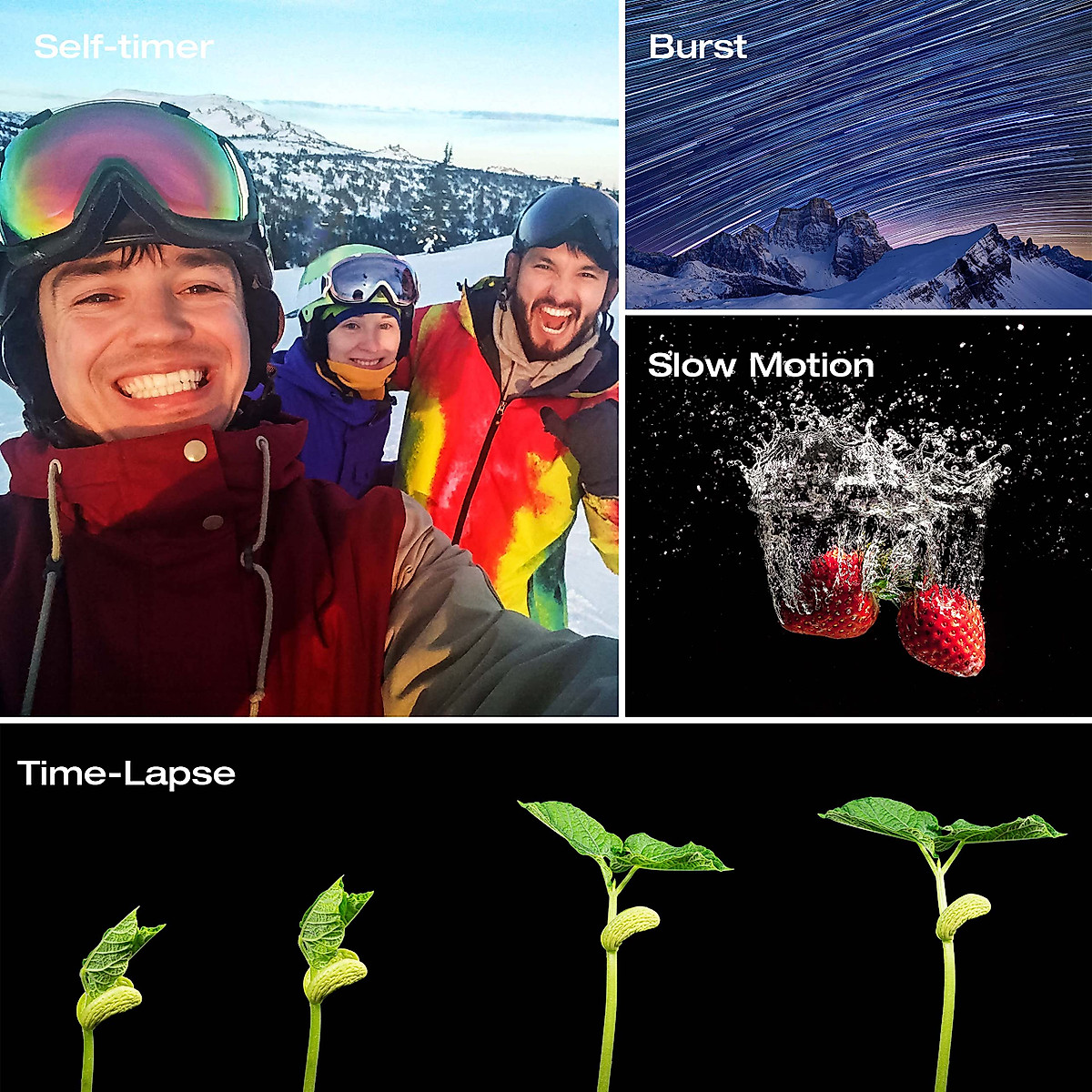 CAMPARKCAMERA Waterproof Action Camera 4K 60FPS 20MP Underwater Camera Camcorder 40M 170 ° Wide Angle Camera with Touch Screen Stabilizer 2 Rechargeable 1350 Batteries and Accessories Kit