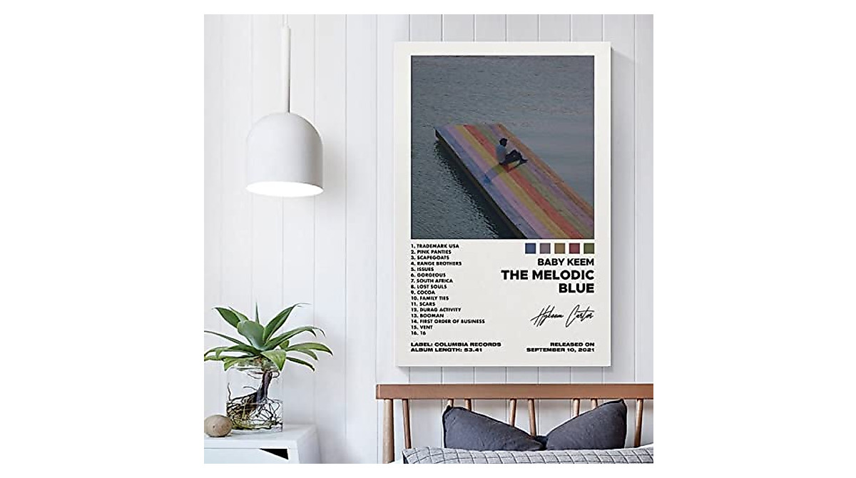 Baby Keem The Melodic Blue Poster - Aesthetic Room Decor for Fans