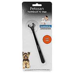 Petosan Puppy and Toy Breed Toothbrush, Dental Cleaning Accessory