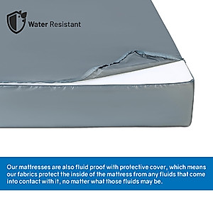 Nutan, 7-Inch Medium Firm Double Sided Tight top Foam Rolled Vinyl Mattress, Twin