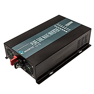WZRELB for AC appliances 2500W 12V DC to AC Power Inverter Pure Sine Wave Solar Power Converter (RBP250012B1)